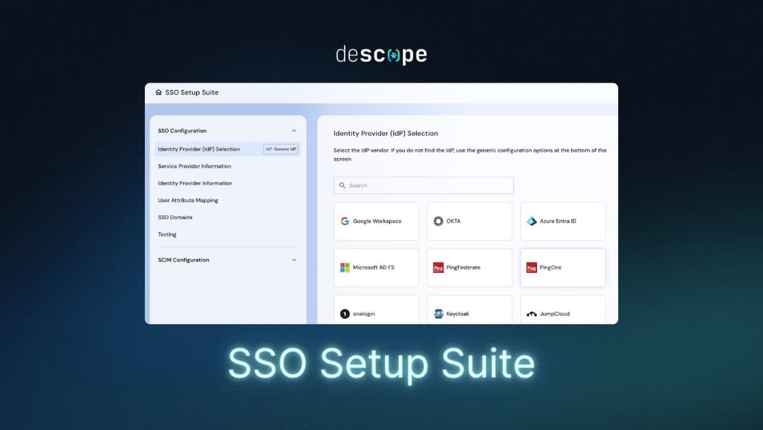 SSO Setup Suite | Descope Documentation